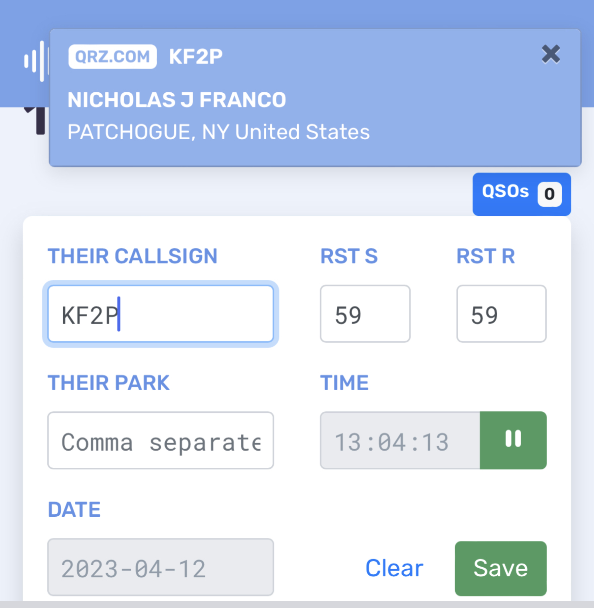 HAMRS – POTA, SOTA, Winter Field Day and GENERIC Logging App – Ham ...